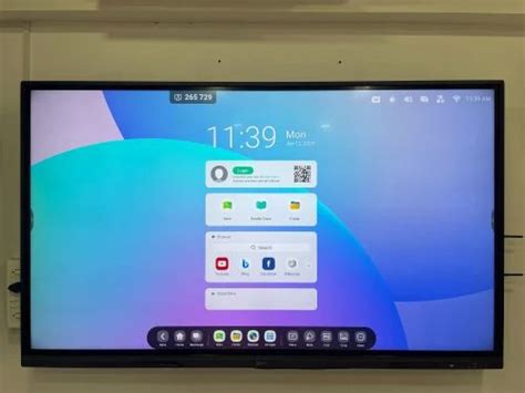 Ifp75 Interactive Flat Panel Board Power Consumption 220 W Size