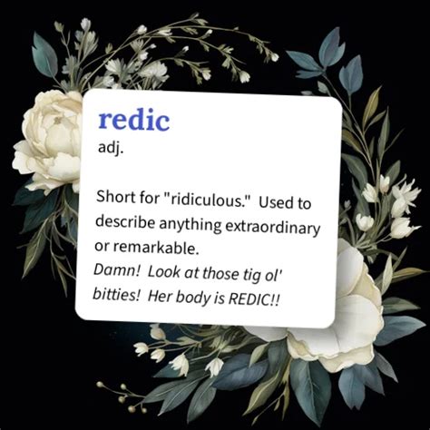 Urban Dictionary Redic