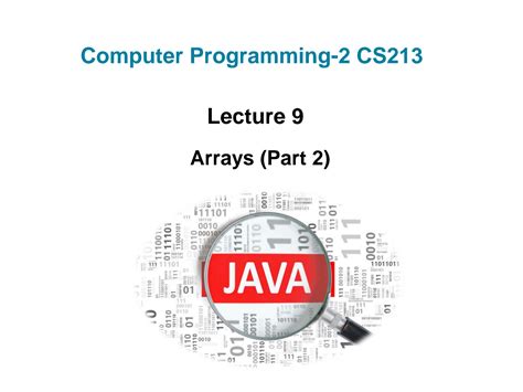 Solution 2d Arrays In Java Studypool