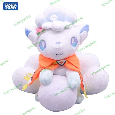 Jual Boneka Alolan Vulpix Pokeball Pocket Monster Tomy Plushie Doll Pokemon Jakarta Utara