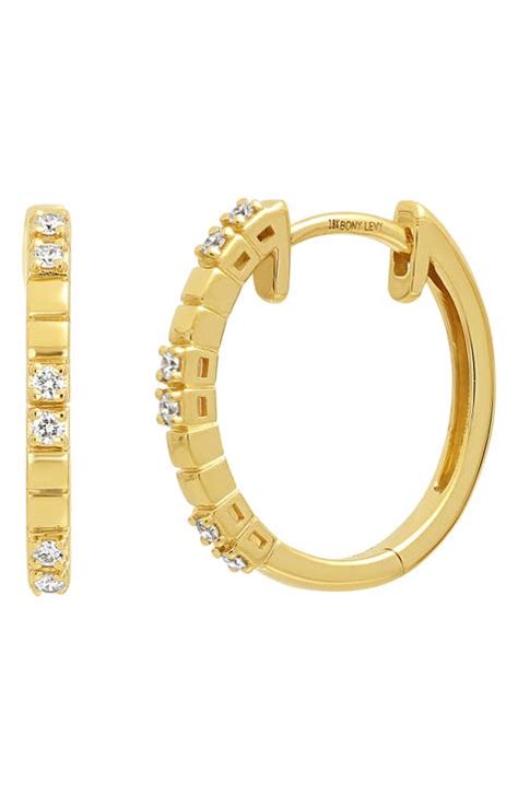 18k Gold Hoop Earrings Nordstrom