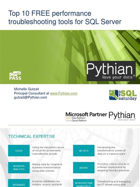 Top 10 Free Sql Server Performance Tools Pdf Microsoft Sql Server Databases
