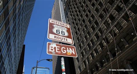 Route 66 In Illinois Chicago Where The Road Begins