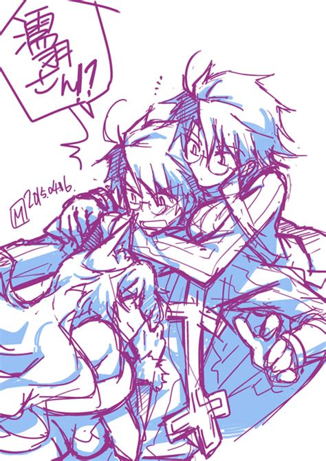 Shiroe Nureha And Roe2 Log Horizon Drawn By Miyako910724 Danbooru