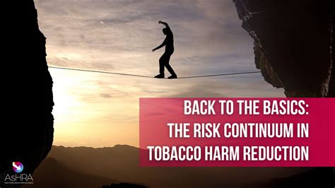 Risk Continuum In Tobacco Harm Reduction