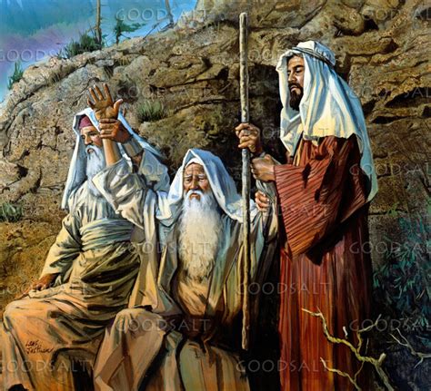 Aaron Dan Bada Raise Moses Arms Goodsalt