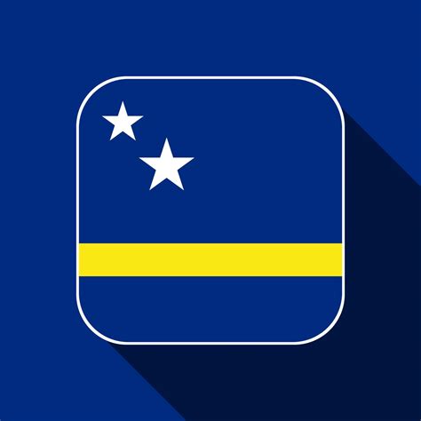 Curacao Flag Official Colors Vector Illustration 11429377 Vector Art