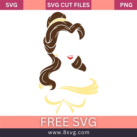 Disney Princess Belle Silhouettes