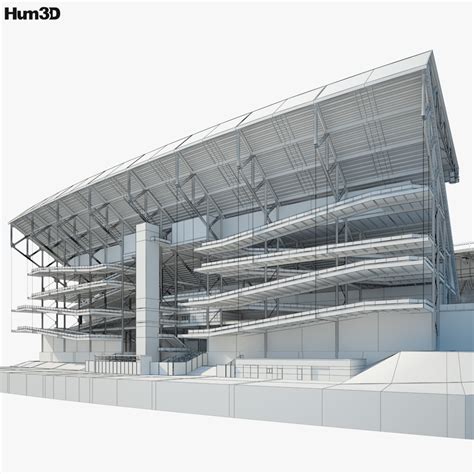 Estadio Husky Modelo 3d Descargar Estadio Deportivo On