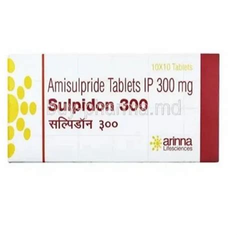 Amisulpride 300mg Tablets At Rs 290stripe अमिसूलपरीडे गोलियाँ In
