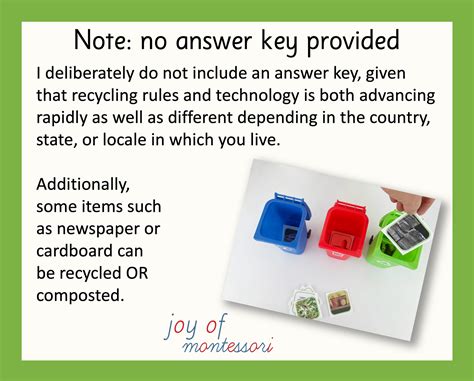 Trash Recycling And Compost Sorting Activity Etsy