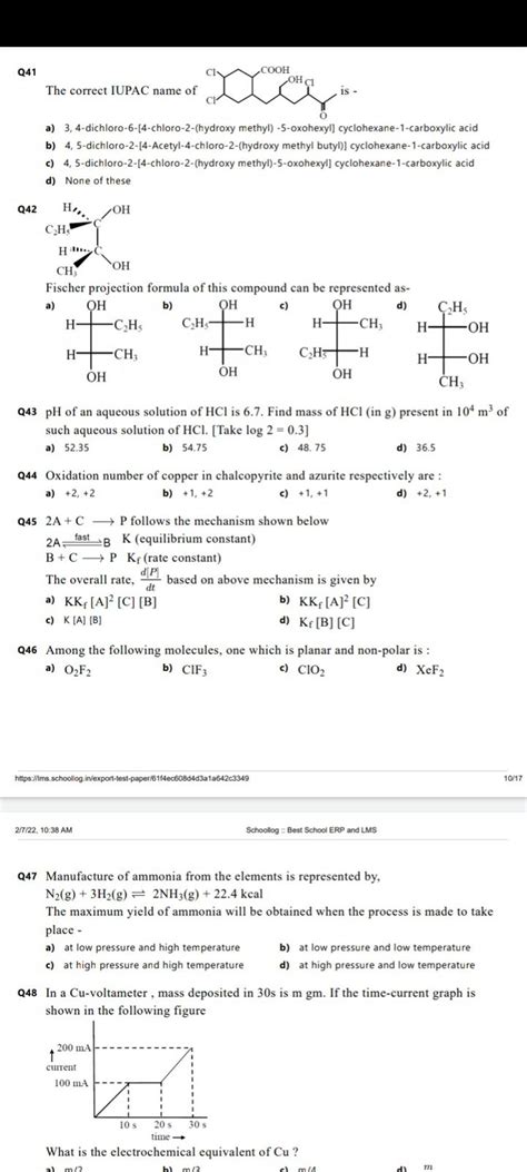 The Correct IUPAC Name Of Filo
