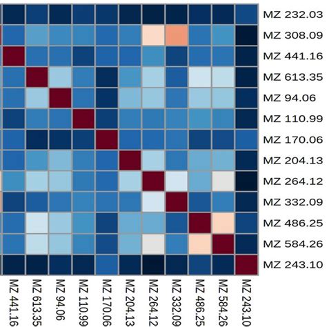 Correlation Matrix Of Selected Features In The Lung Dataset Download