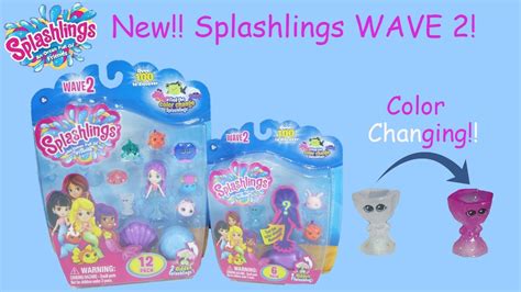 New Splashlings Wave 2 Unboxing And Review Youtube