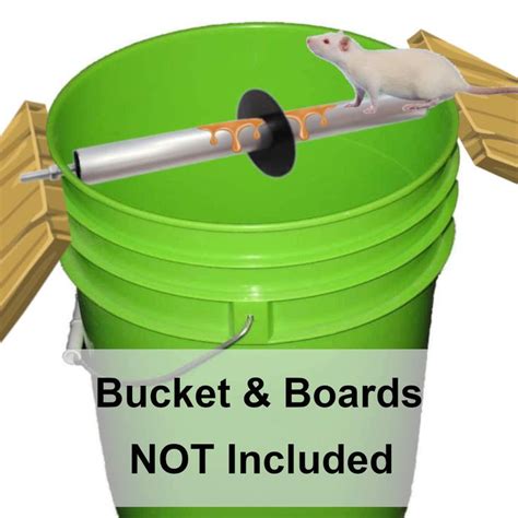Odesos Mouse Trap, Live Catch and Release Bucket Spin Roller with an Original Ring for Mice Rats ...
