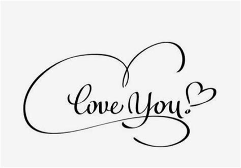 Love You In Cursive Writing