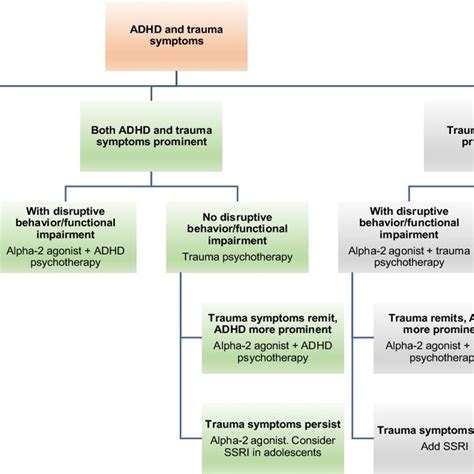 Treatment Algorithm For Co Existing Adhd And Trauma Related Disorders