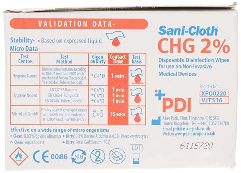 Pdi Unxp00220 Sani Cloth Chg 2 Wipes 200mmx128m M 50gs M White 100