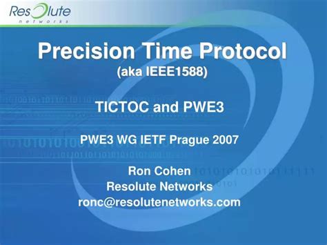 Ppt Precision Time Protocol Aka Ieee1588 Powerpoint Presentation Free Download Id6146327
