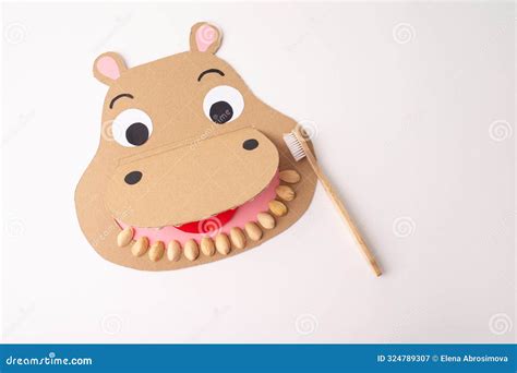 Creative Recycling Craft Tutorial Paper Cut Hippo With Toothbrush