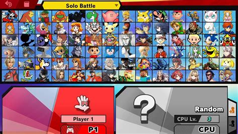 The Finished Smash Ultimate Roster But Every Character Uses One Of
