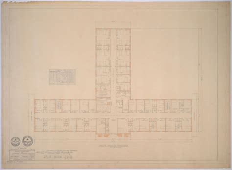 Midland Memorial Hospital Midland Texas Preliminary Plans Second Floor Part 2 Of 2 The