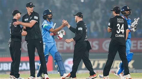 India Vs New Zealand 1st Odi Highlights Ind Beat Nz By 4 Wickets To