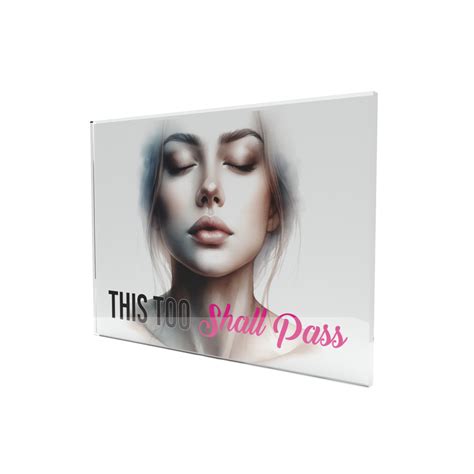 This Too Shall Pass Acrylic Magnet Lifeforce Glass Inc