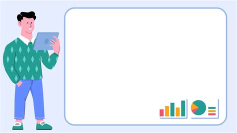 Businessman With Tablet Graphic Chart Statistic Analytic Animation With