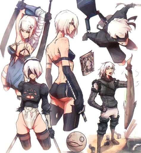 Stephengiannart 2b Nierautomata 9s Nierautomata A2 Nier