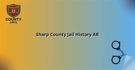 Sharp County Jail History Ar