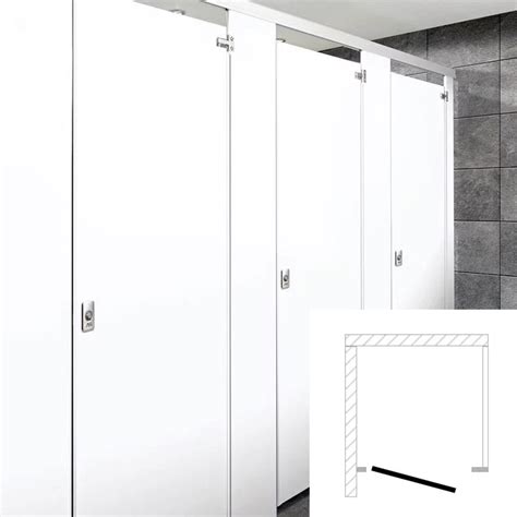 Asi Global Bathroom Partition 1 Ada In Corner Compartment Metal 60w