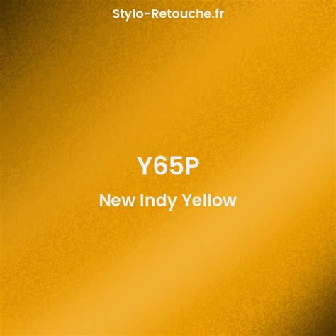 Stylo Retouche Honda Y65p New Indy Yellow Stylo Retouchefr