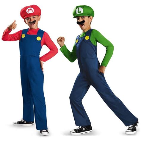Mens Mario And Luigi Costume At Kerry Palacios Blog