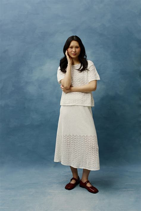 Makia Milja Knitted Skirt White Miela