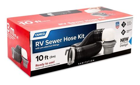 Camco 10 Rv Sewer Hose Kit With Pre Attached Fittings Ks Products