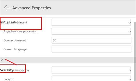 Connection Dialog Advanced Category Headers Render Incorrectly · Issue 8624 · Microsoft