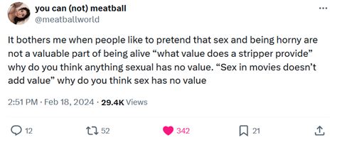 Sex And Being Horny Are Valuable Parts Of Life People Deny This All