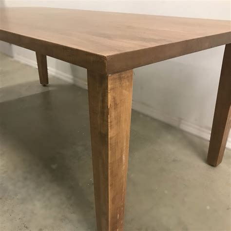 Melissa Solid Maple Dining Table Haywards Interiors