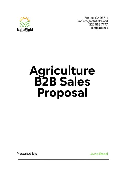 Free Sales Proposal Templates Editable And Printable