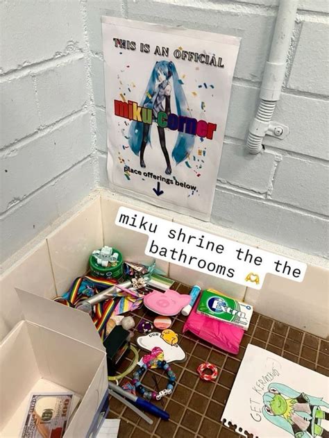 Miku Shrine In Miku Hatsune Vocaloid Miku Vocaloid Funny