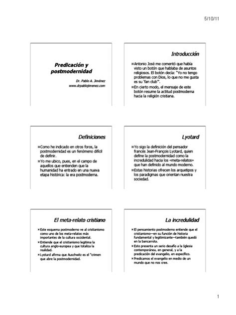 La Predicación Cristiana En La Era Postmoderna Desafíos Y Estrategias