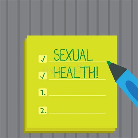 Conceptual Hand Writing Showing Sexual Health Business Photo