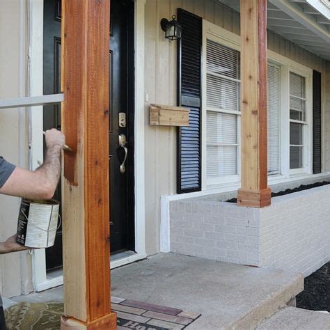 How To Wrap Porch Posts Wood