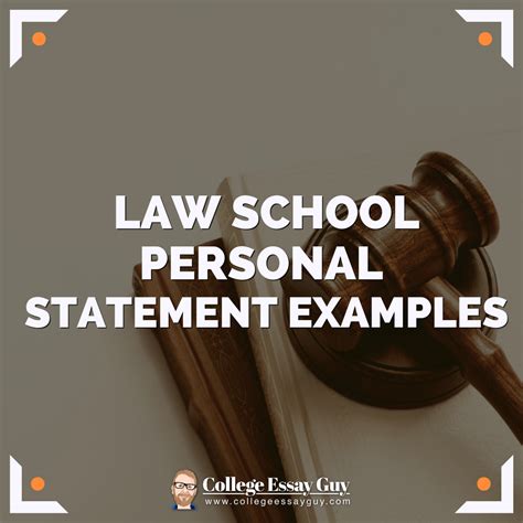 4 Law School Personal Statement Examples Analysis And How To
