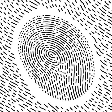 Premium Vector Fingerprint Based Abstract Vector