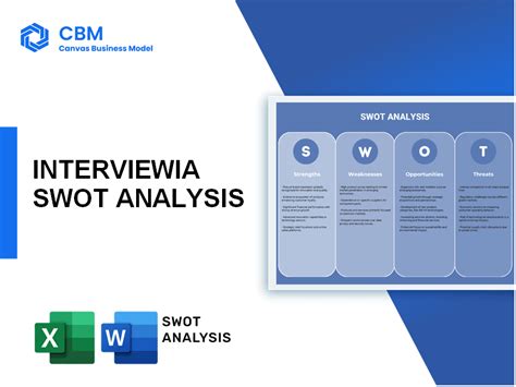 Interviewia Swot Analysis Canvas Swot Pestel And Bcg Matrix Editable Templates For Startups