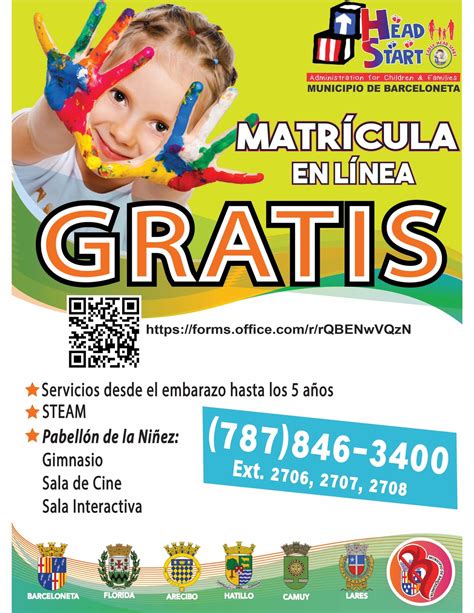 Programa Head Start De Barceloneta Anuncia Matrícula En Línea Wipr