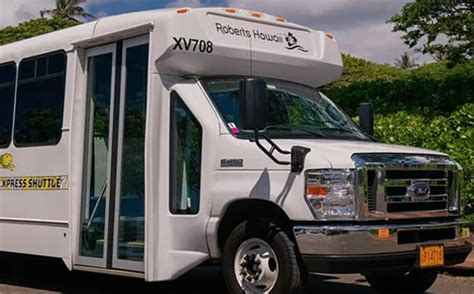 Roberts Hawaii Kona Airport Shuttle Arrival Hawaii Discount