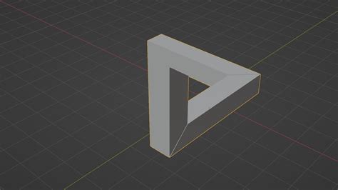 3d Model Penrose Triangle Turbosquid 2180978